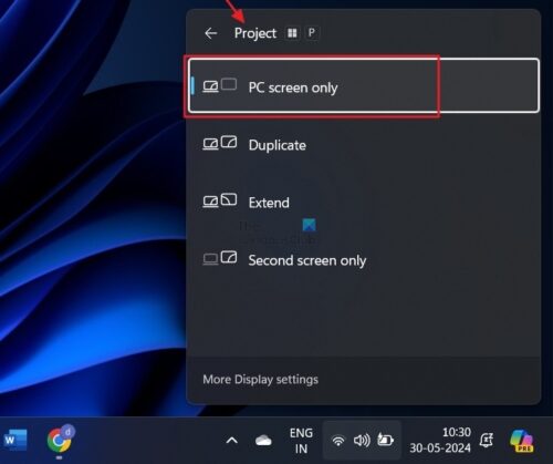 How to turn off the screen of a laptop but keep the PC running