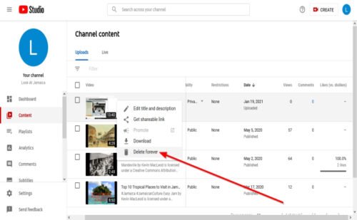 How to Upload or Delete Videos on YouTube