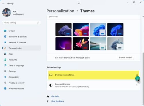 Icons disappeared from desktop in Windows 11
