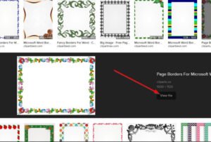 How to download Page Borders for Word free