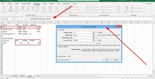 How to use the HLOOKUP function in Excel