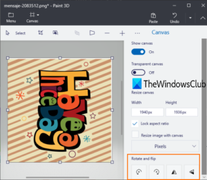 How to rotate an Image on a Windows 11/10 computer