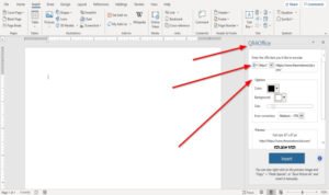 How to create a QR Code in Word