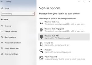 How to remove PIN in Windows 11 or Windows 10