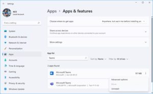 Microsoft Teams crashing or freezing during Meetings