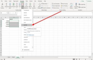 How to use Hour, Minute, and Second Function in Excel