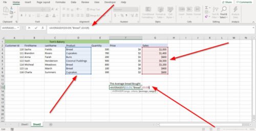 How to use AVERAGEIF and AVERAGEIFS in Excel