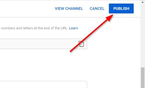 How to change YouTube Channel URL