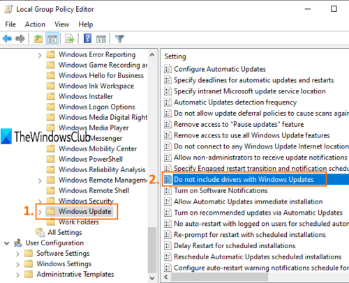 Block Driver Updates via Windows Quality Update in Windows 11