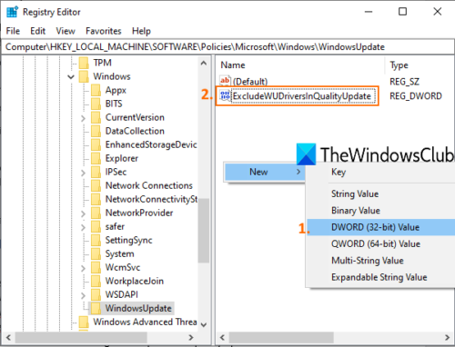 Block Driver Updates via Windows Quality Update in Windows 11