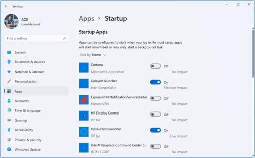 How to disable Startup programs and apps in Windows 11