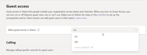 How to enable Microsoft Teams Guest Access