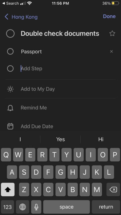 Microsoft To-Do on iPhone Tips and Tricks