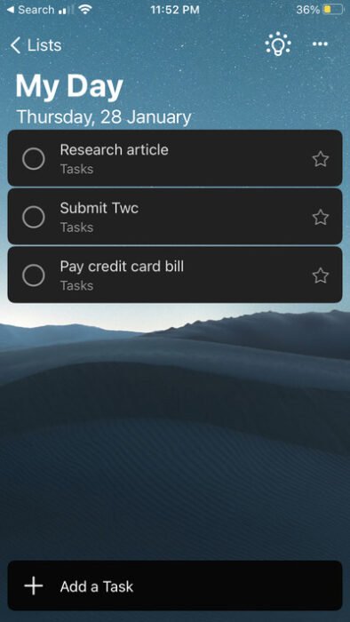 Microsoft To-Do on iPhone Tips and Tricks