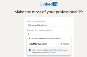 Password Monitor & Password Generator in Microsoft Edge