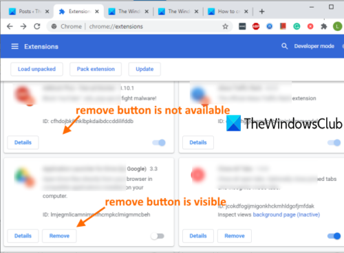 Prevent uninstallation of Chrome extensions using Registry