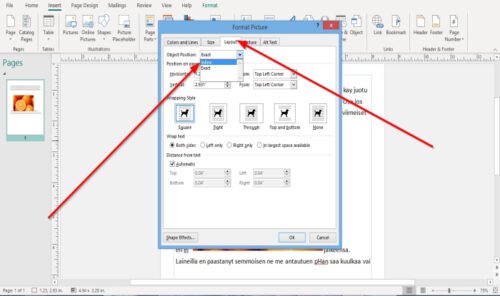 How to align Objects or arrange Pictures in Publisher