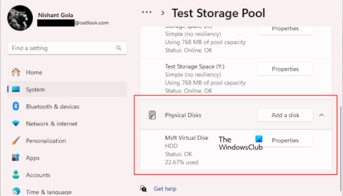 How to Add Drives to Storage Pool for Storage Spaces in Windows 11/10