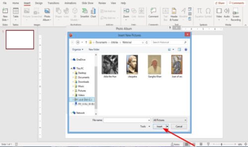How to create a Photo Album in PowerPoint