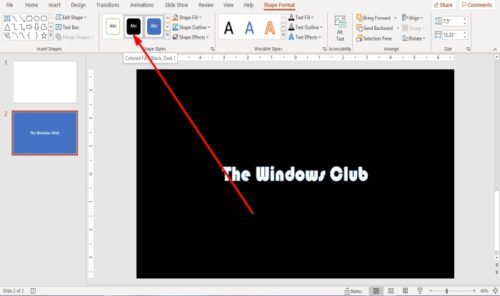 Create Particle Text effect or Explosion animation in PowerPoint
