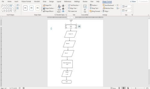 How to Make a Flowchart in Word
