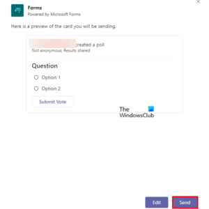 How to create a Poll in Microsoft Teams?