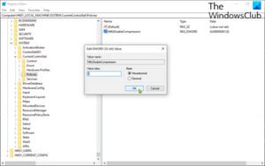 How to enable or disable NTFS File Compression in Windows 11/10