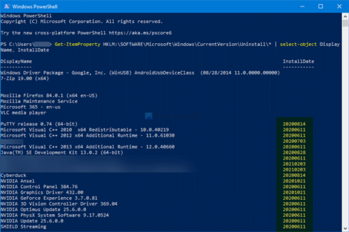 How to find Installation date or apps and programs on Windows 11/10