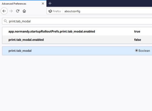 How to disable the new Firefox Print UI on Windows 11/10