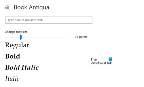 How to change default System Font in Windows 11