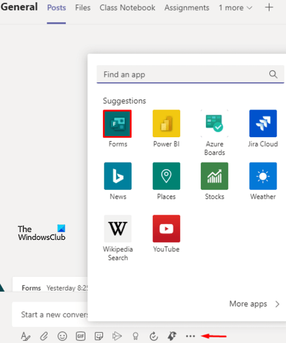 How to create a Poll in Microsoft Teams?
