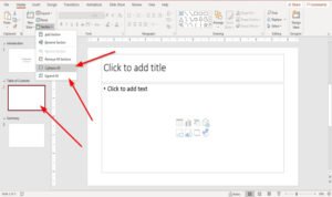 How to create Sections in PowerPoint