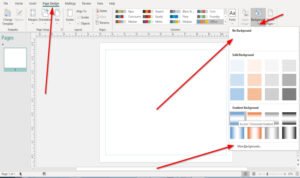 How to create and add a Background in Publisher