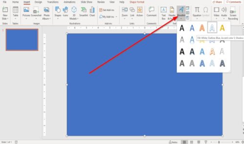 Create Particle Text effect or Explosion animation in PowerPoint