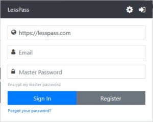 LessPass is a free Password Generator and Manager