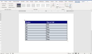How to format Word Tables using Table Styles and Quick Tables