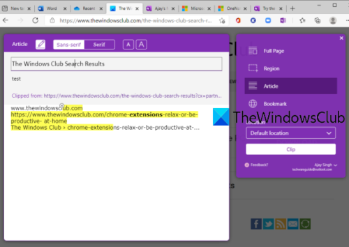 Work From Home extensions for Microsoft Edge browser