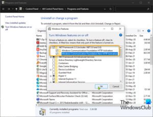 The NET.TCP Port Sharing service failed to start on Windows 11