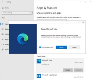 Microsoft Edge not opening on Windows 11