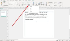 How to use Character, Line, Paragraph Spacing Tool in Publisher