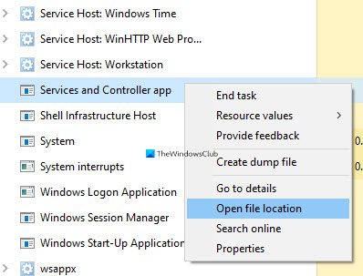 Services and Controller app High CPU usage in Windows 11
