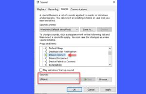 Stop random USB connection or disconnection sounds on PC