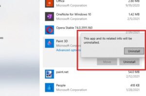 Paint 3D not saving; Does not display Export option in Windows