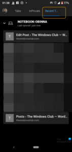 How to enable and Sync Microsoft Edge Tabs across Devices