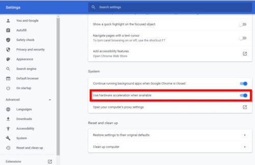 Fix Page Unresponsive error in Google Chrome