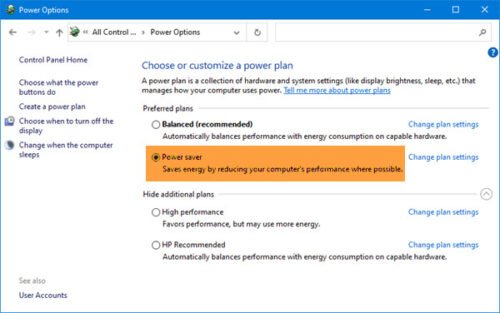 How to view active Power Plan in Windows 11