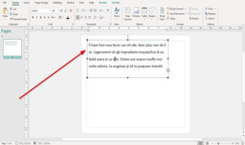 How to use Character, Line, Paragraph Spacing Tool in Publisher
