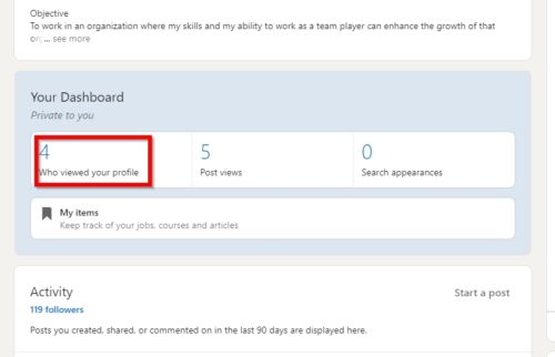 How to see who viewed your LinkedIn profile?