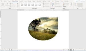 How to insert a Picture into a Shape in Word