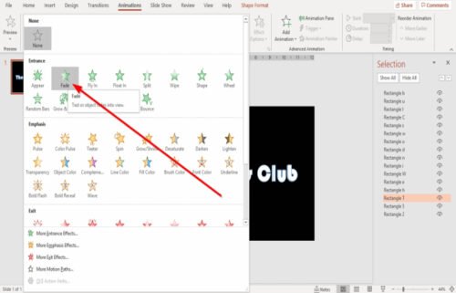 Create Particle Text effect or Explosion animation in PowerPoint